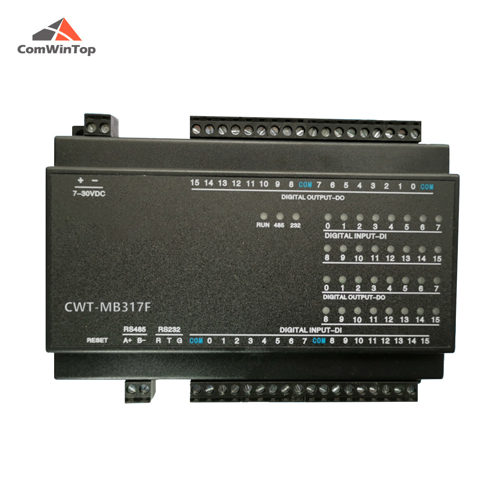 Cwt Mb317f 16di16donpn Rs485 Rs232 Ethernet Modbus Rtu Tcp Io Acqui